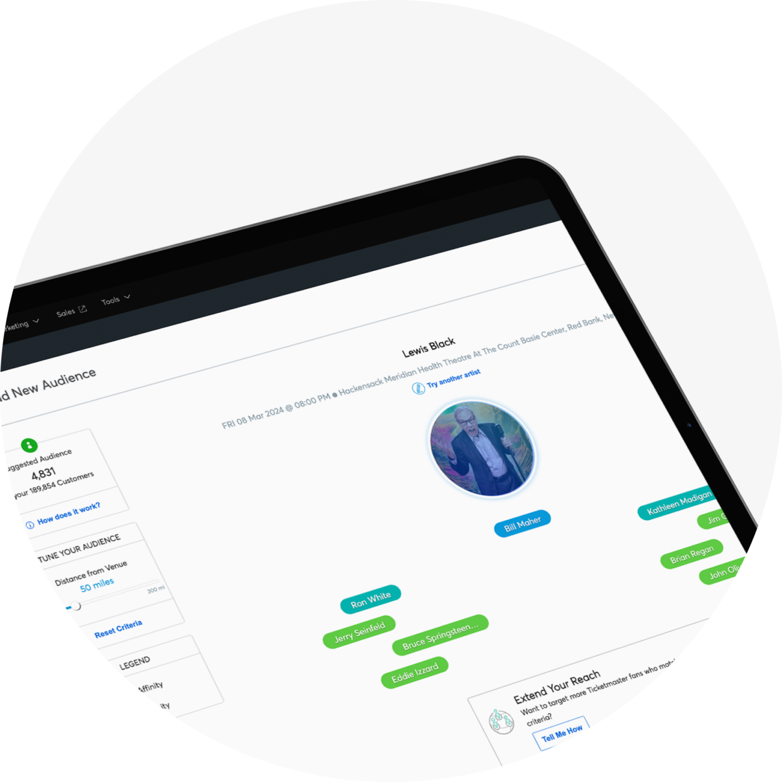 Live Event Marketing & Measurement | Ticketmaster TM1