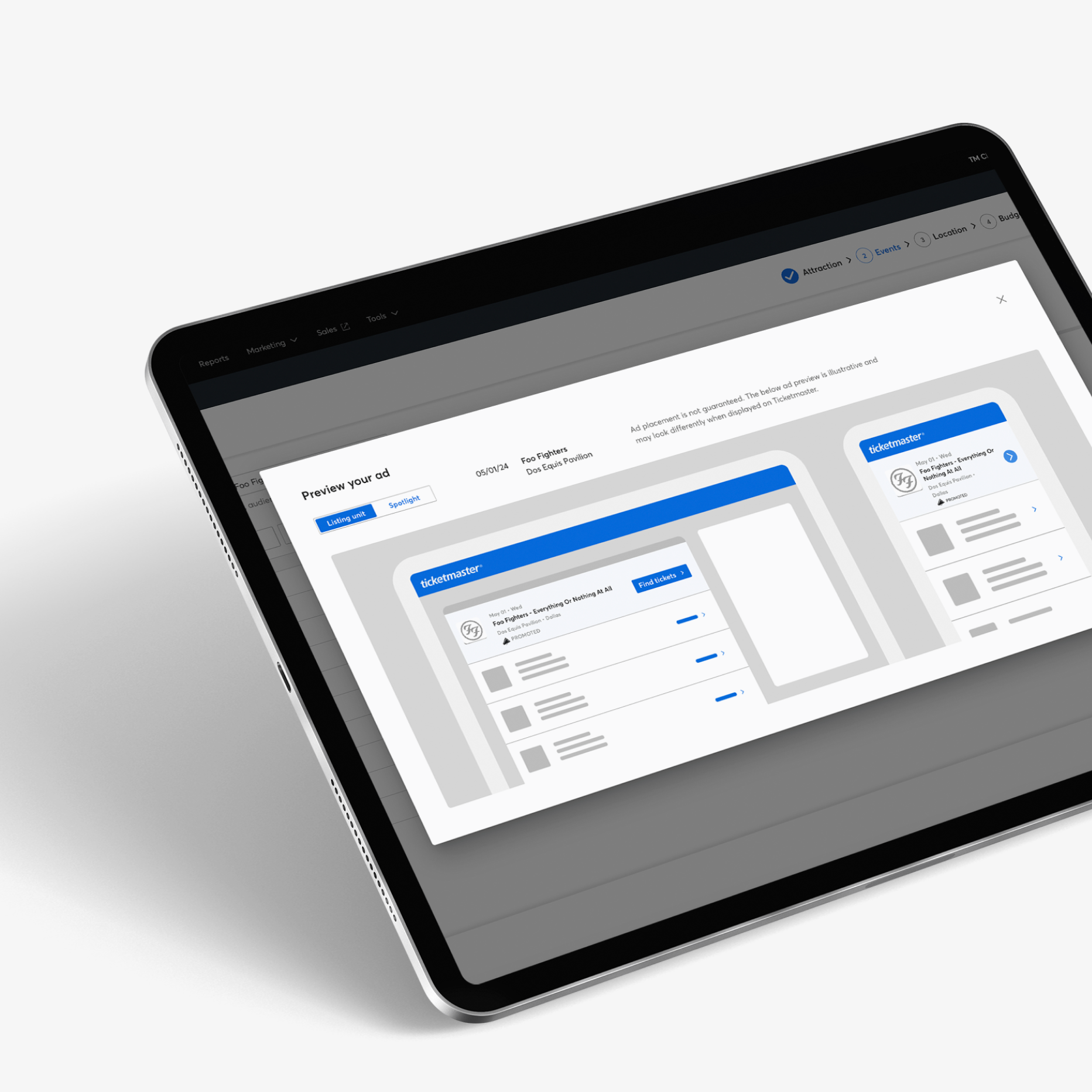 Marketing & Measurement - Ticketmaster Business
