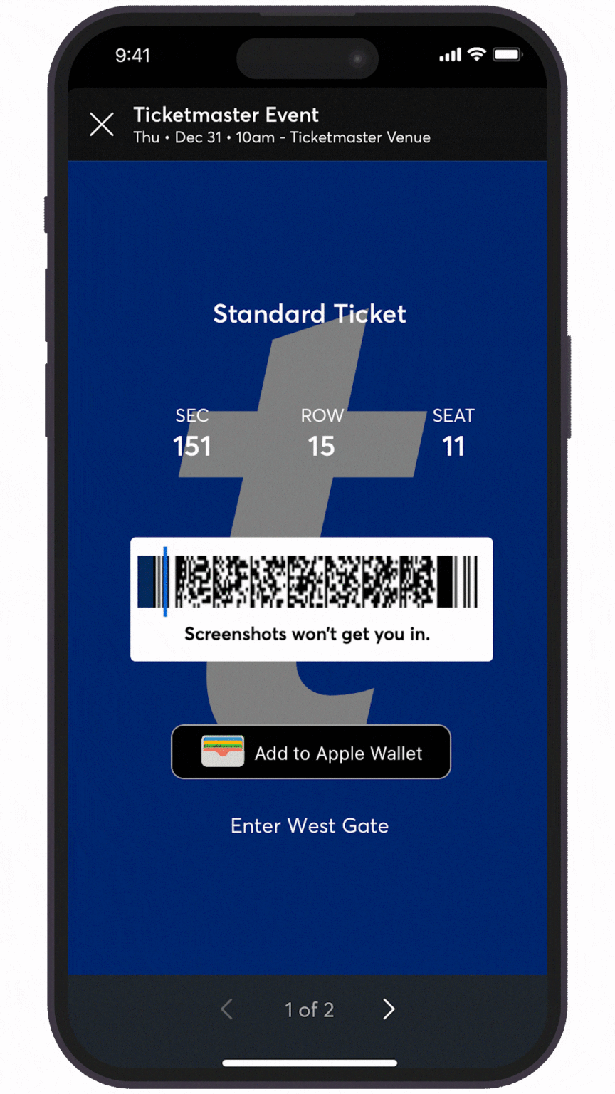 “Know Before You Go” Fan Communications for Mobile Tickets